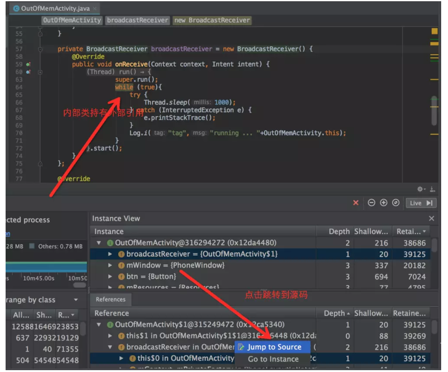 学习笔记：Android Profiler 工具的使用_android profiling使用-CSDN博客