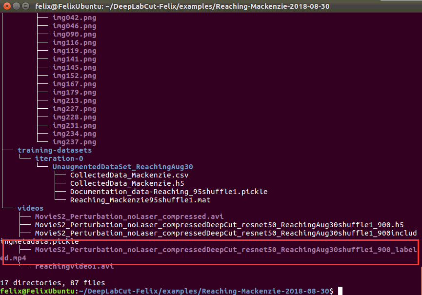 DeepLabCut使用教程之二--示例：Demo项目_deeplabcut evaluate 生成csv 文件-CSDN博客
