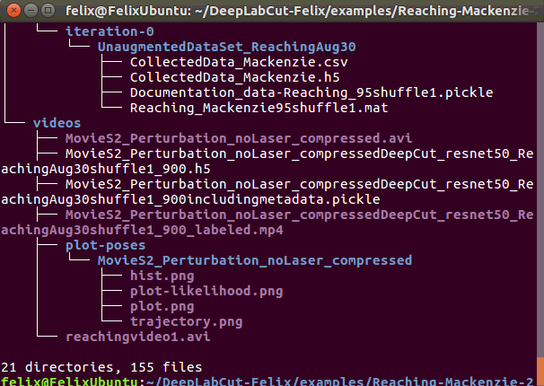 DeepLabCut使用教程之二--示例：Demo项目_deeplabcut evaluate 生成csv 文件-CSDN博客