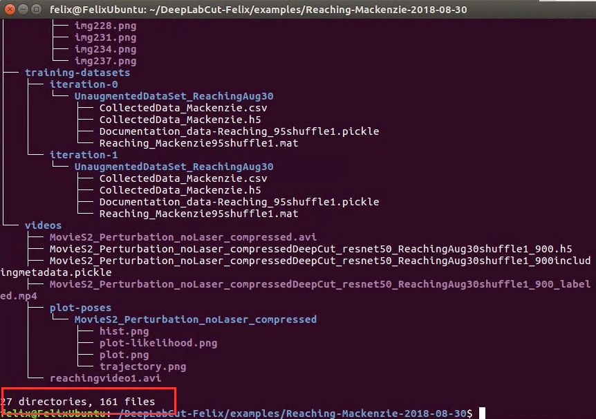 DeepLabCut使用教程之二--示例：Demo项目_deeplabcut evaluate 生成csv 文件-CSDN博客