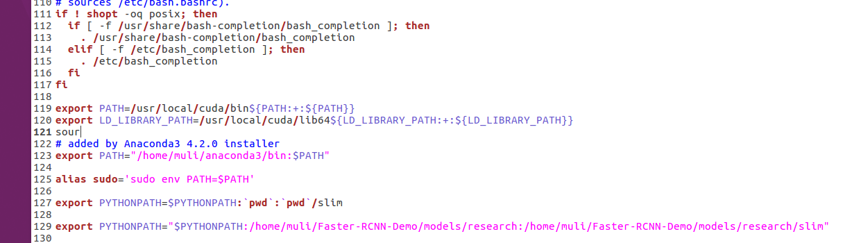 ubantu里面执行source ~/.bashrc-------sour:未找到命令_source .bashrc未找到命令-CSDN博客