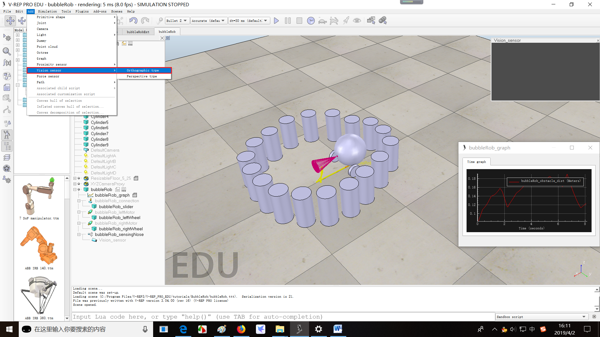 V-REP教程（二）----Line following BubbleRob tutorial详细操作（图文教程）_v-rep line ...