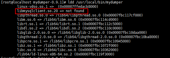 Mydumper工具安装的错误处理以及使用mydumper Error While Loading Shared Libraries Li Csdn博客 
