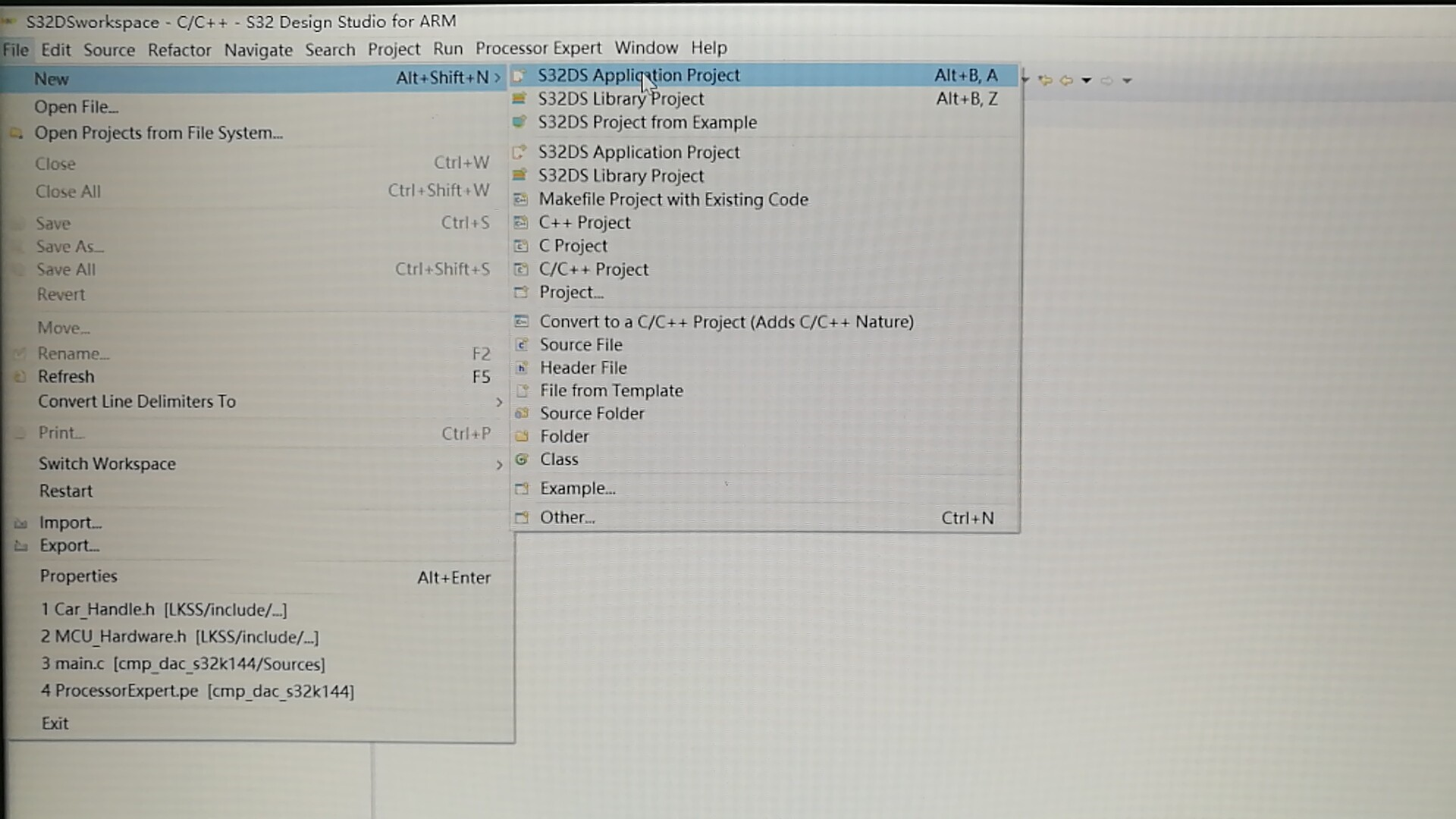 基于S32DSworkspace创建S32K144的项目工程_s32ds s32k144工程创建-CSDN博客