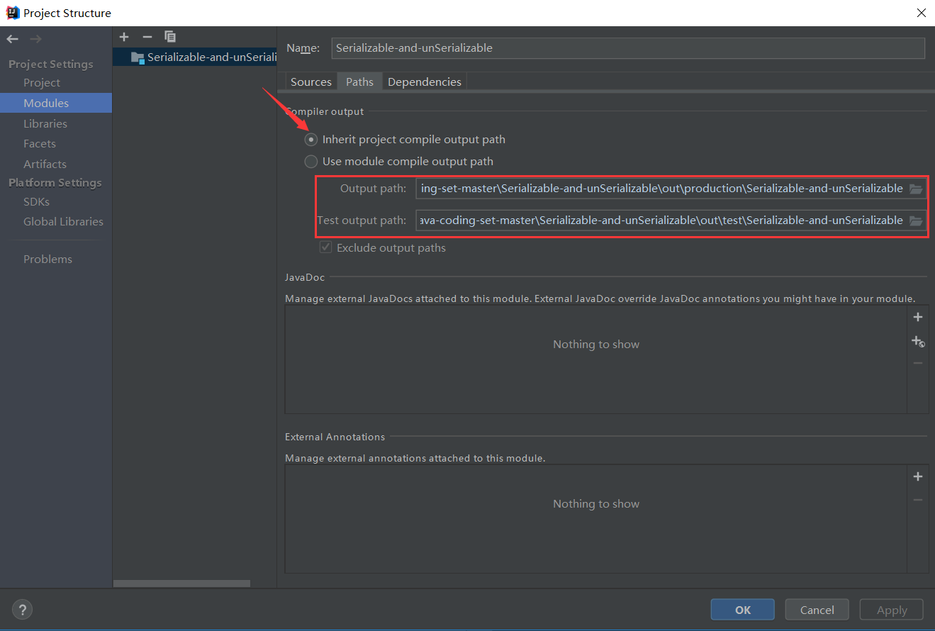 IDEA报错：Cannot start compilation: the output path is not specified for module ....-CSDN博客