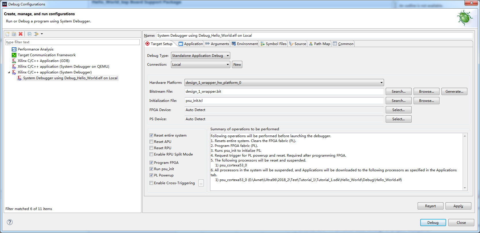 Ultra96基础学习篇——（3）Ultra96教程01—04_xsdk peripheral tests-CSDN博客