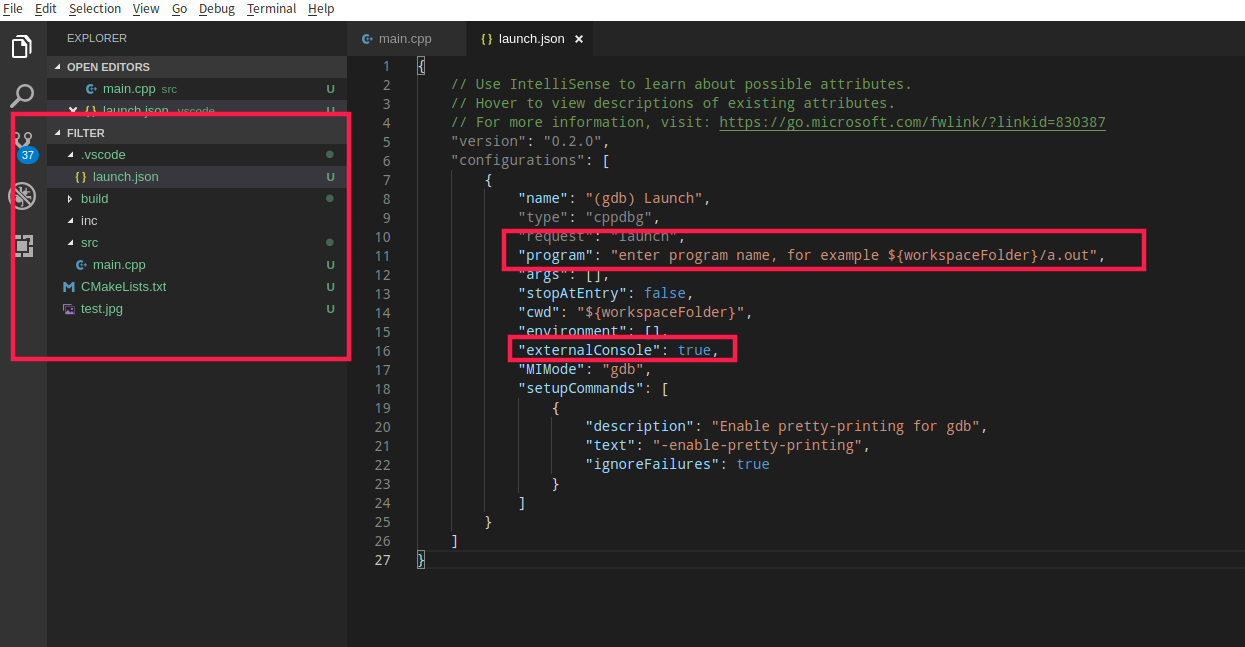 Linux下使用VS Code + CMake 调试c++程序_vscode gdb cmake linux-CSDN博客