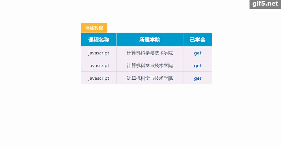 Jquery小案例之给表格动态添加或删除行ron韦斯莱的博客 Csdn博客 