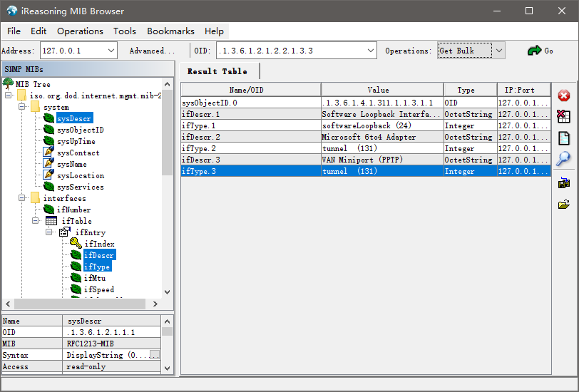 iReasoning MIB Browser安装配置及简单使用_ireasoning mib browser 使用教程-CSDN博客