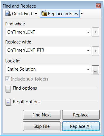 错误 C2440,“static_cast”: 无法从UNIT转为UINT_PTR的解决（【转】）_timer c2440-CSDN博客
