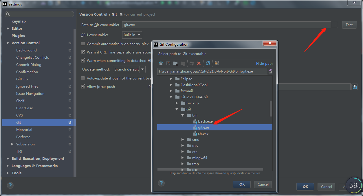 Intellij IDEA 配置Git并拉取项目_i'n'te'lij拉取-CSDN博客