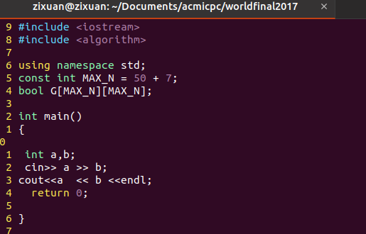 ACM / ICPC竞赛环境（Ubuntu）Vim设置_git1314的博客-CSDN博客_acm比赛环境