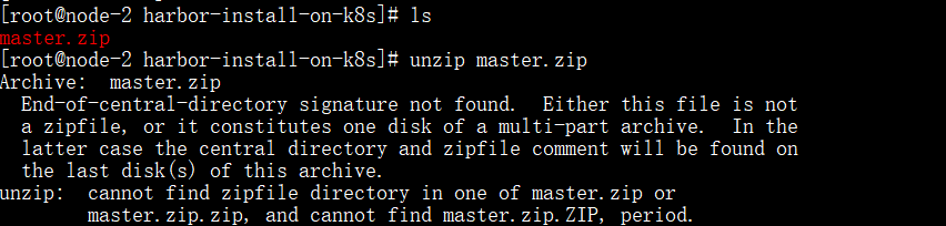 unzip解压失败（一）_unzip: cannot find zipfile directory in one of mas-CSDN博客