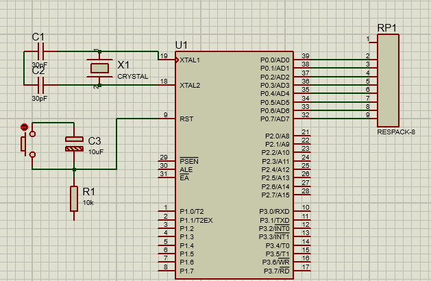 基于Protues8.6构建51单片机最小系统_respack-8-CSDN博客