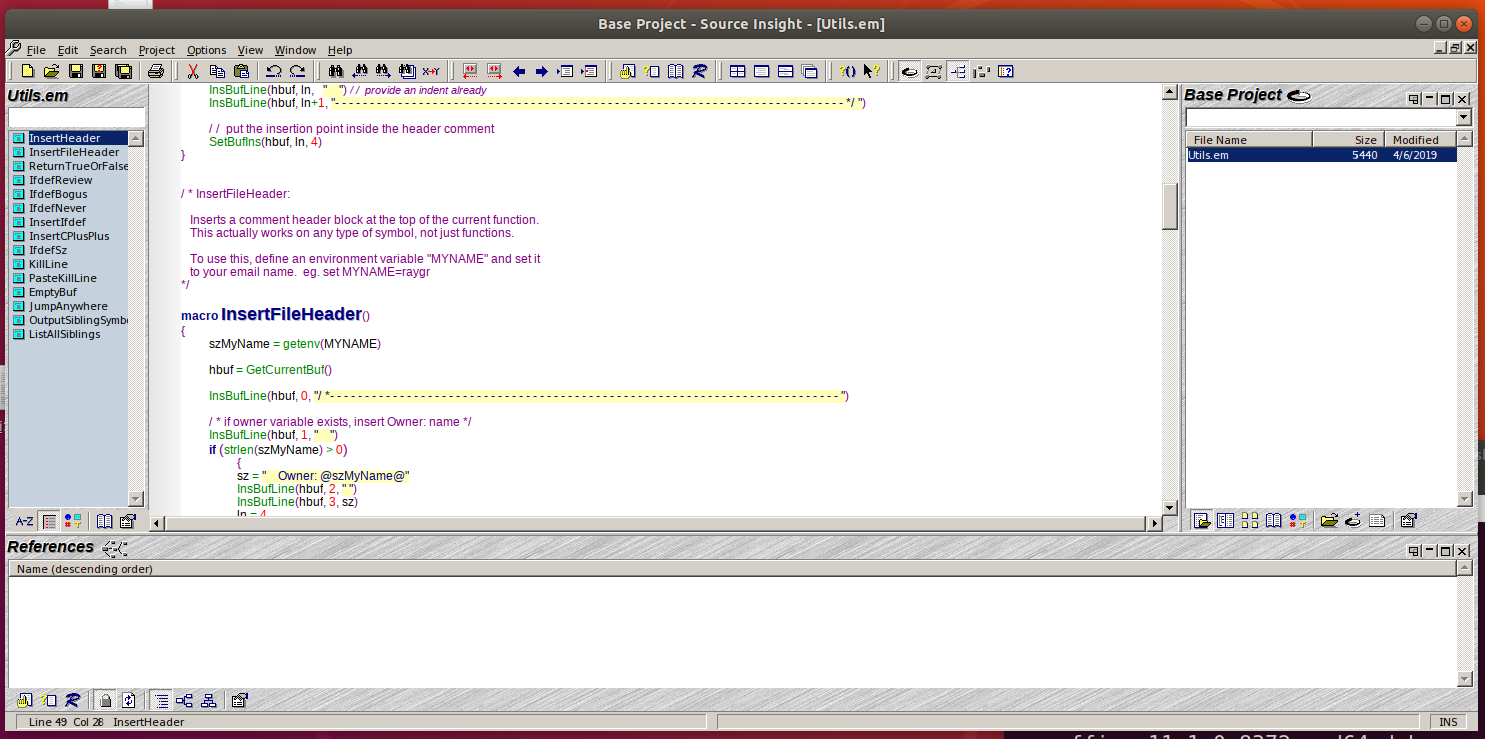 ubuntu上如何调整source insight的窗口界面位置_source insight reference窗口-CSDN博客