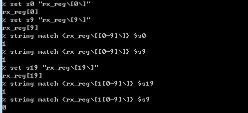 Tcl的字符串操作：字符串匹配_tcl shell string match 正则-CSDN博客