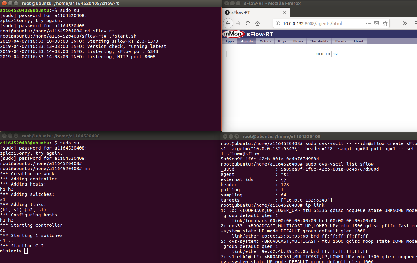 测试工具之sFlow 实验笔记：sFlow 的部署和简单的应用_sflow工作原理图-CSDN博客