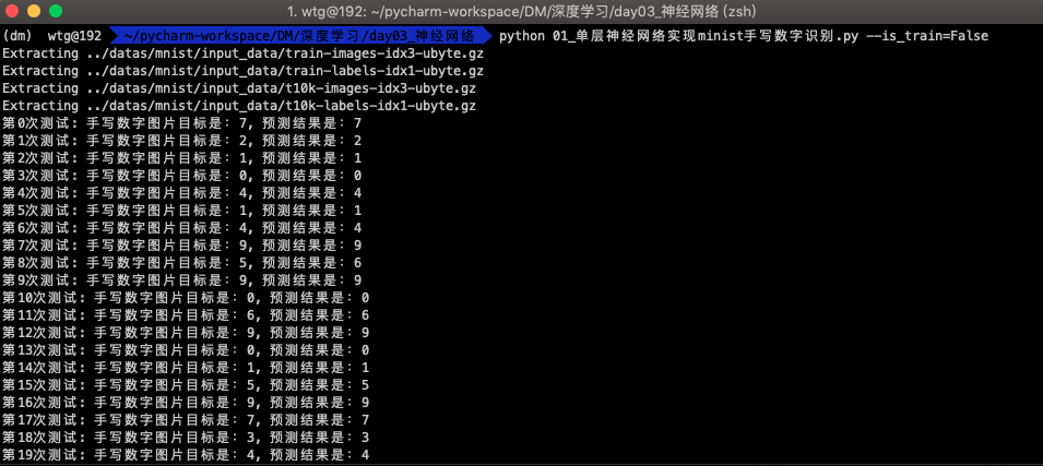单层神经网络实现mnist手写数字识别_用单层神经元处理mnist 手写数字识别问题-CSDN博客