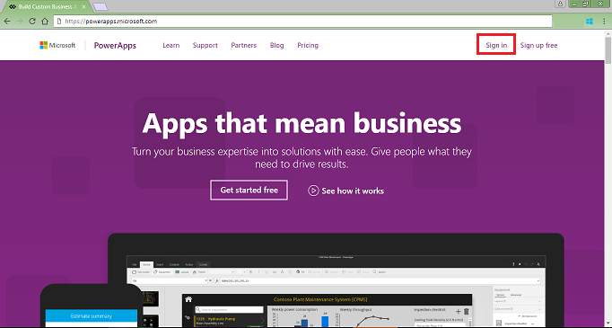 Sign up for a free license trial PowerApps - Programmer Sought