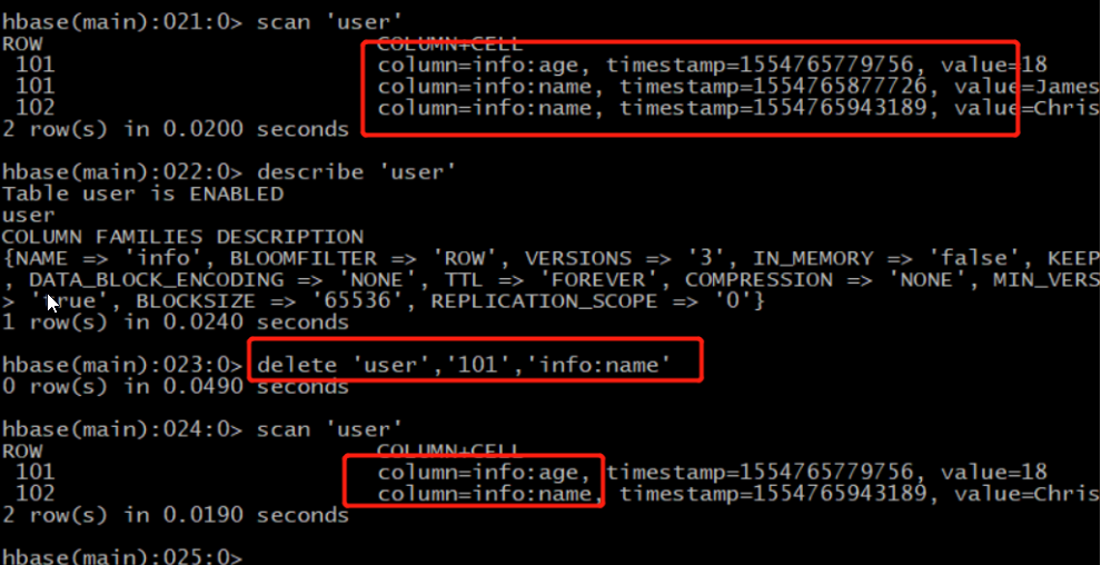 集群hbase Shell命令及表操作详细步骤（附图） Hbase怎么在端口16010中查询表 Csdn博客