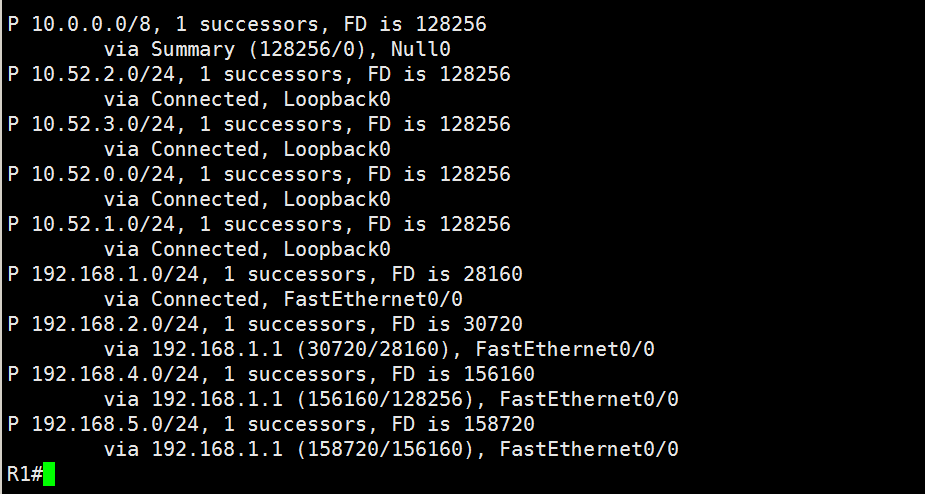 路由交换技术实战三 eigrp协议配置_设置eigrp时候ping不通-CSDN博客