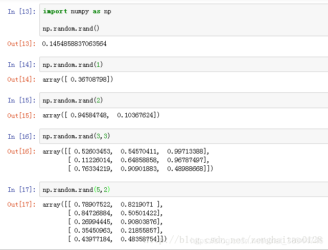 【numpy】关于nprandomrand()函数numpyrandomrand Csdn博客