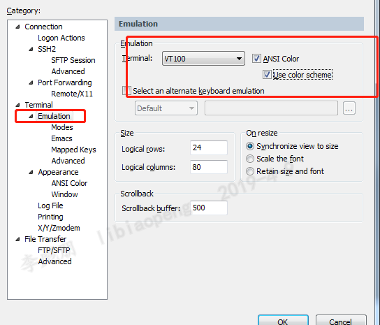 SecureCRT设置彩色显示_securecrt彩色-CSDN博客
