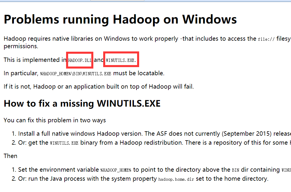 【Hadoop】HADOOP_HOME and hadoop.home.dir are unset.-CSDN博客