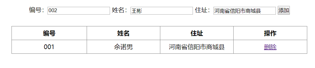 Js实现简单的表单增加删除功能javascript增加与删除的代码 Csdn博客 