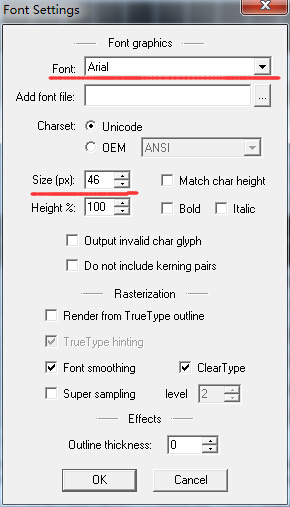 通过 Bitmap Font Generator 生成 fnt 与 png 文件供 cocos2d-x 中 LabelBMFont 使用达到以图片表现数字_将图片转为fnt-CSDN博客