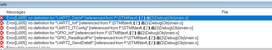 Error[Li005]: no definition for "assert_failed"-CSDN博客