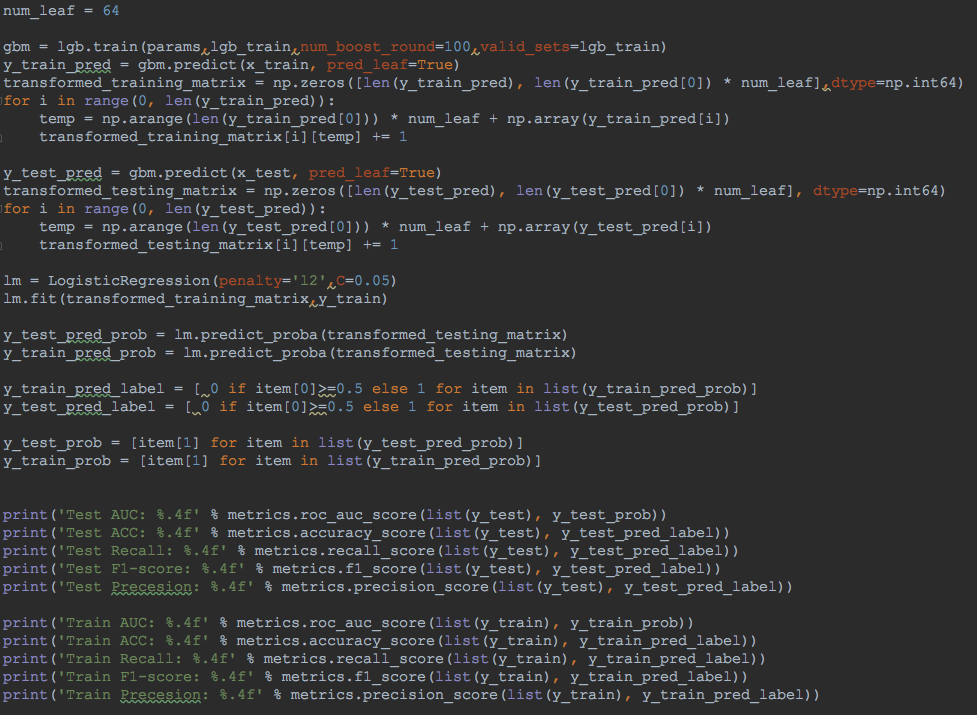 GBDT+LR_gbdt参差-CSDN博客