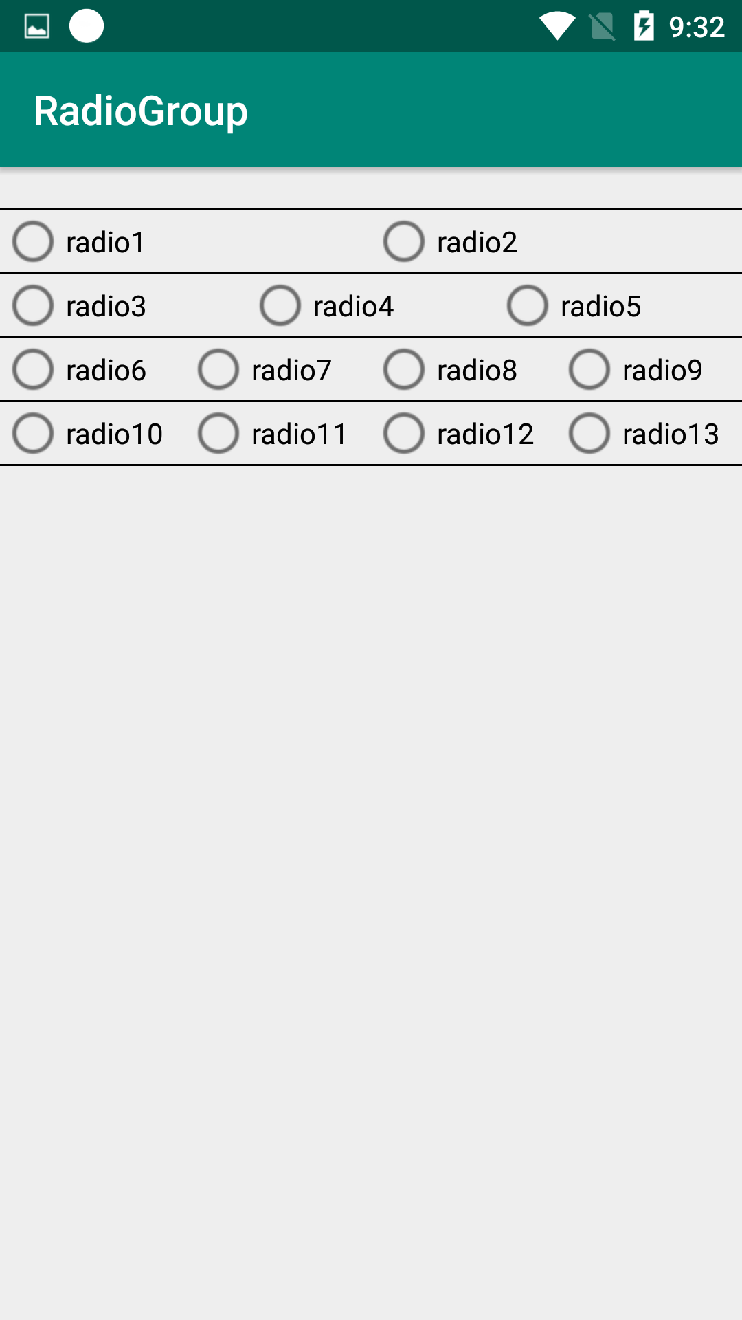Android RadioGroup多行多列显示_android radiogroup 多行多列-CSDN博客
