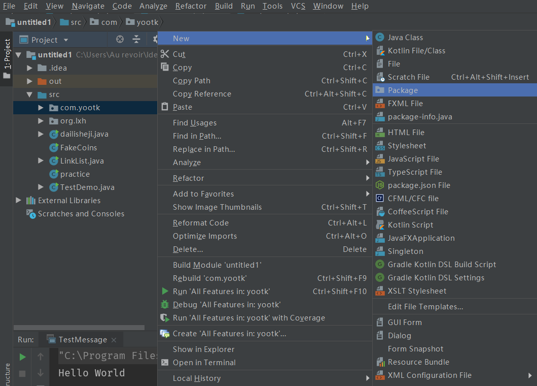 Intellij IDEA package的创建方法_intellijidea package-CSDN博客