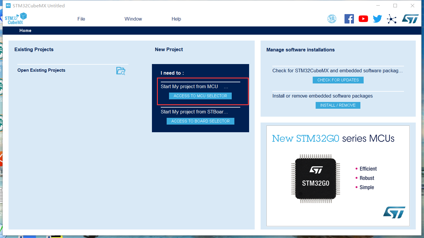 STM32F0x HAL库学习笔记（2）STM32CubeMx 初始化和读/写 IO口操作_hal 读写io口-CSDN博客