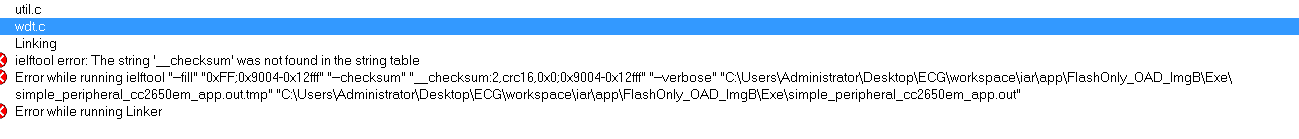 "The string '__checksum' was not found in the string table"解决办法_stm8s ...