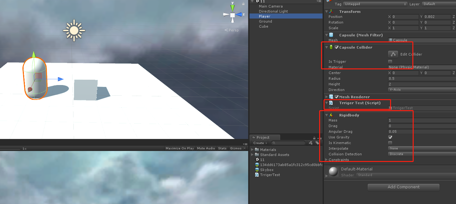 Unity物体触发的实现两种方法 Csdn博客 