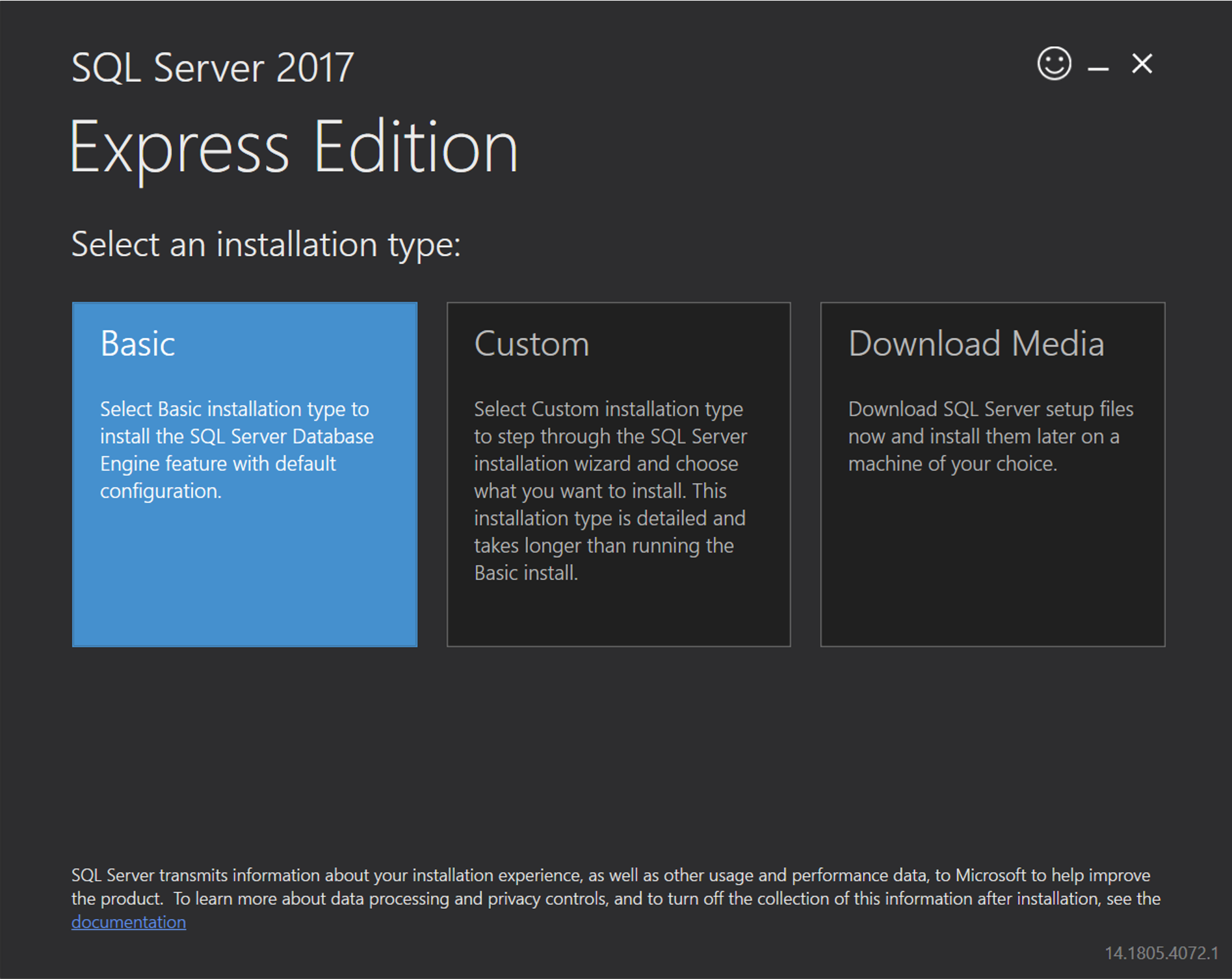 Windows 10安装Microsoft SQL Server 2017 Express问题解决_microsoft sql server express 2017 with cu ...