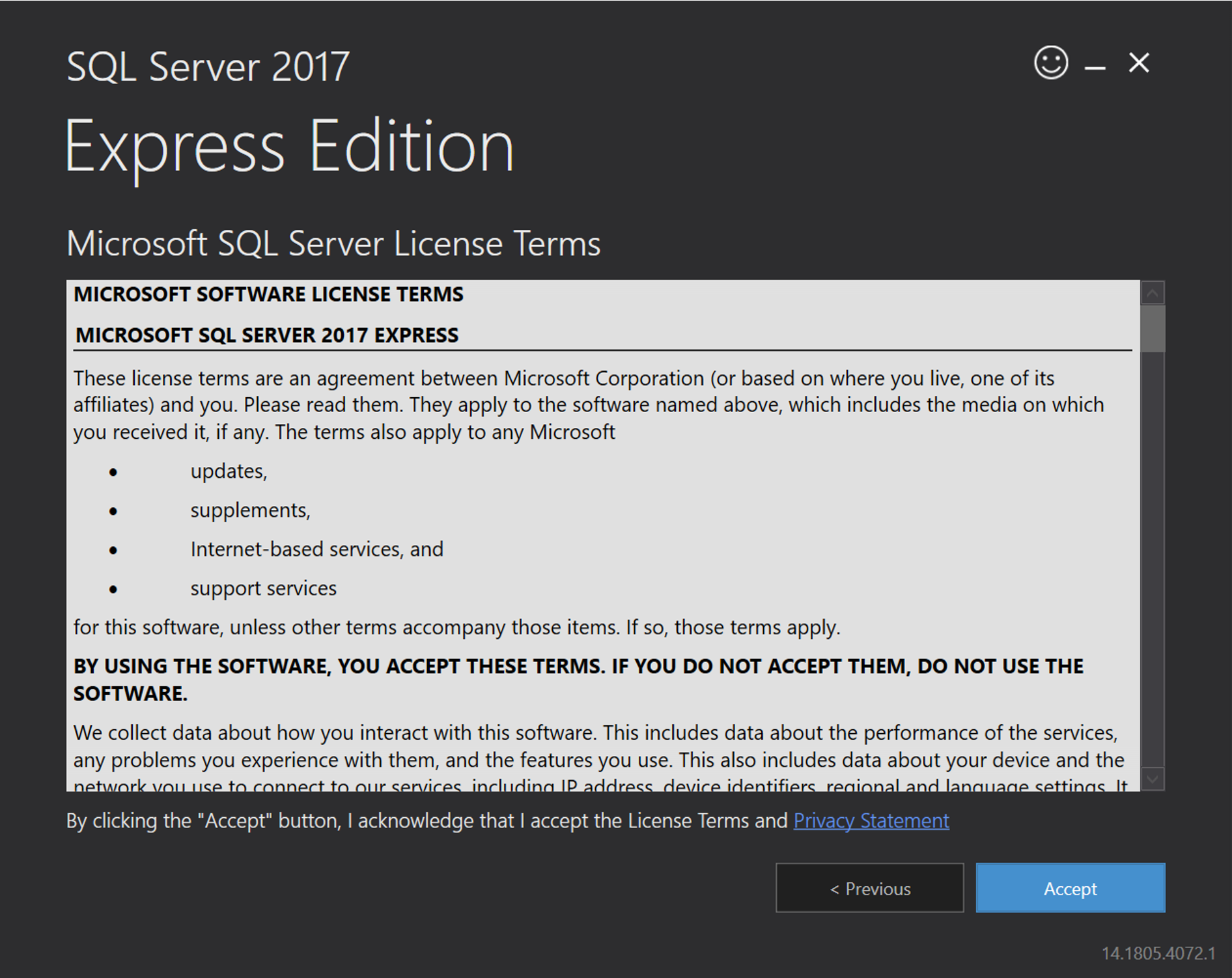 Windows 10安装microsoft Sql Server 2017 Express问题解决microsoft Sql Server Express 2017 With Cu 