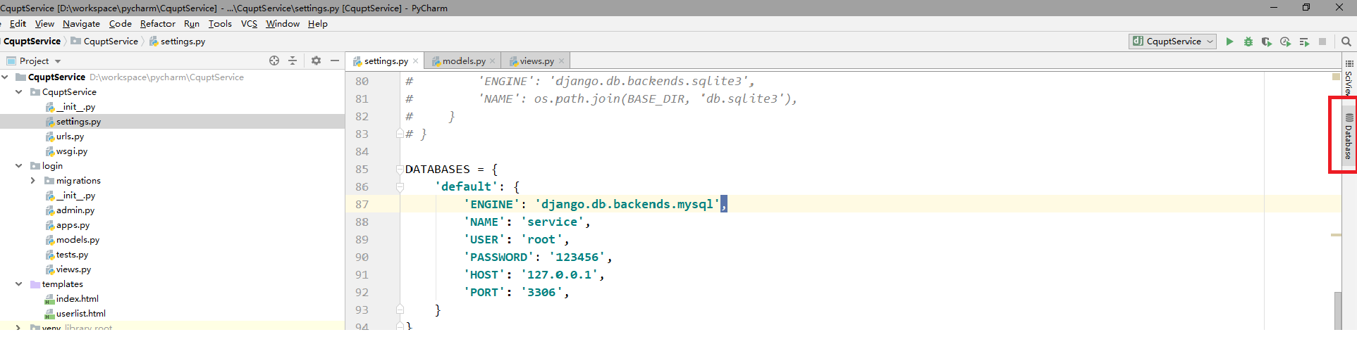 Python3使用django创建网站并使用mysql（第三部分）python和mysql建立网页 Csdn博客