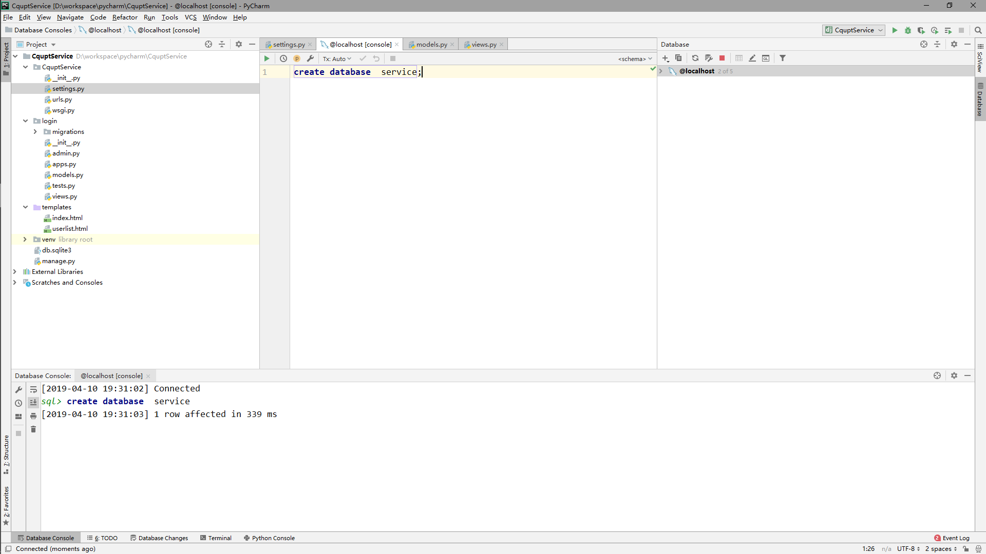 Python3使用django创建网站并使用mysql（第三部分）python和mysql建立网页 Csdn博客