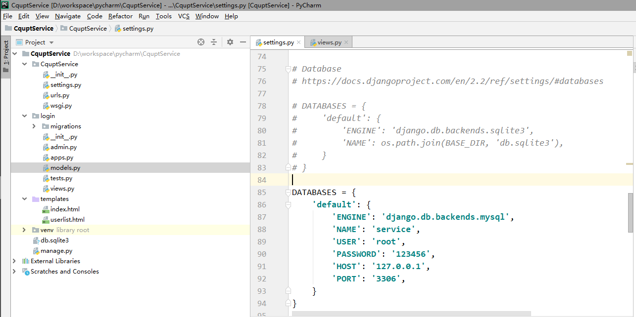 Python3使用Django创建网站并使用mysql（第三部分）_python和mysql建立网页-CSDN博客