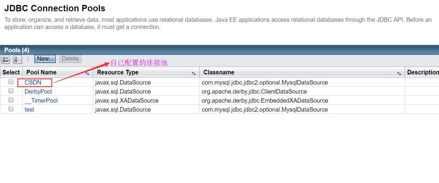 GlassFish的安装与使用之数据库连接池的配置及使用_glassfish 设置sqlserver jdbc-CSDN博客