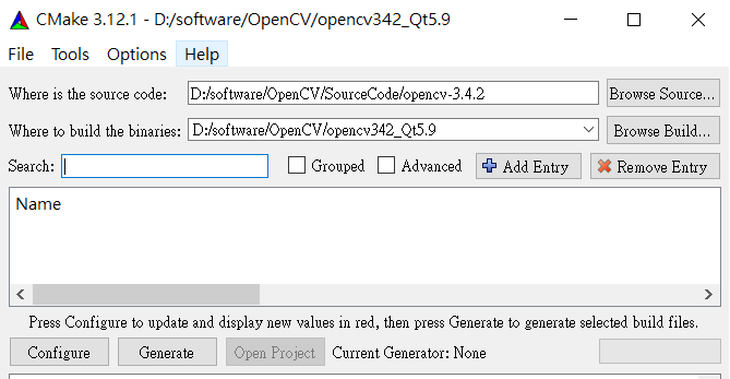 OpenCV4.0.1/4.0.0/3.4.2 + Contrib + Qt5.9 + CMake3.12.1编译及踩坑笔记、Qt5+OpenCV配置、代码验证、效果图、福利彩蛋_cmake ...