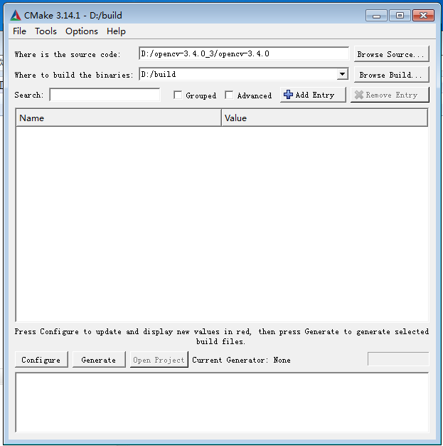 opencv3.4.0+opencv_contrib3.4.0+cmake3.14.1+VS2015编译、配置、删除配置opencv_vs2015 配置opencv-contrib3.4.0 ...