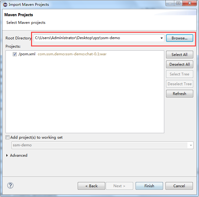 eclipse导入maven项目并加入tomcat中运行_导入文件添加tomcat-CSDN博客