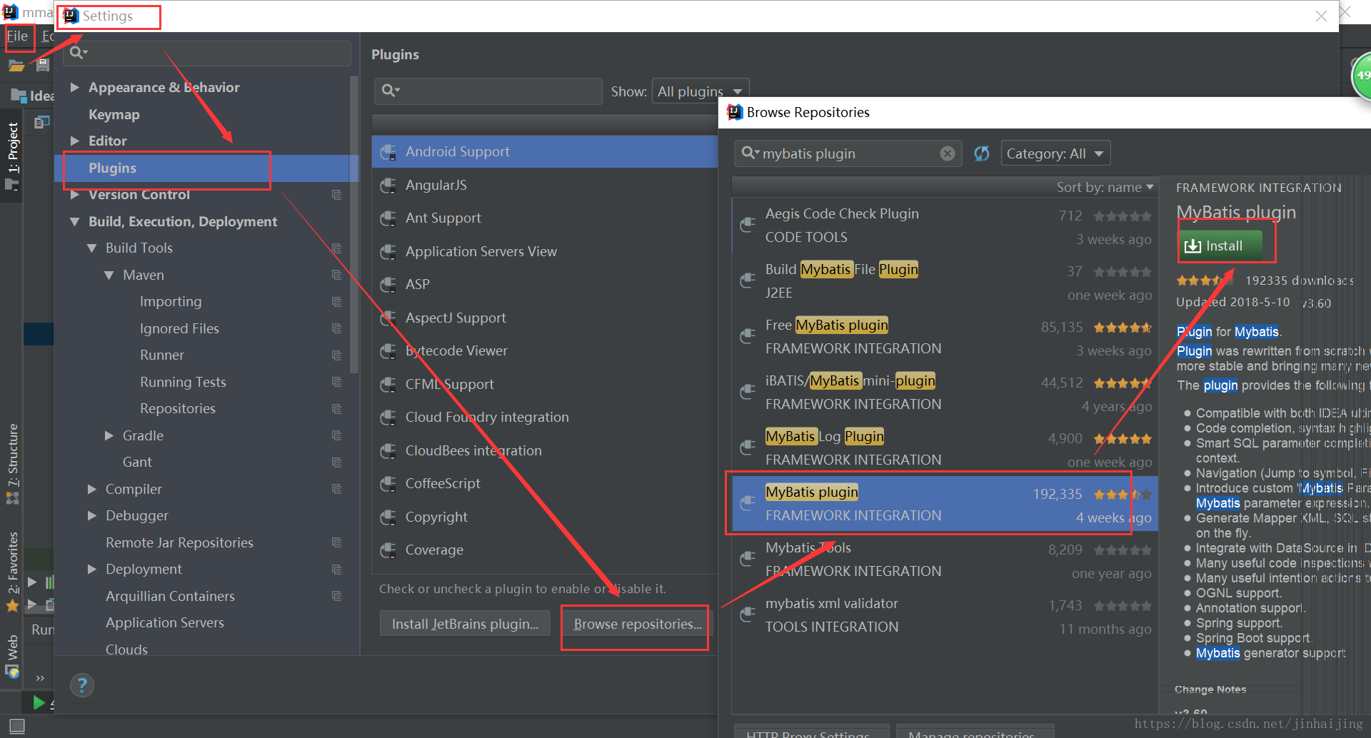 Mybatis接口直接跳转到XML的插件_mybatis方法名直接跳到xml-CSDN博客