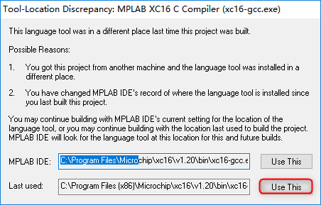 【MPLAB IDE】03：如何重新设置编译器路径？_xc16编译器路径更改-CSDN博客