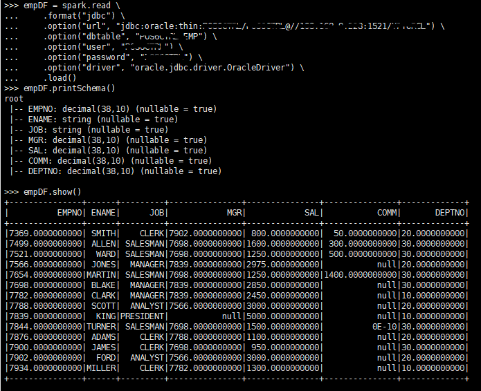 大数据：spark直连oracle数据库（五）spark与oracle Csdn博客