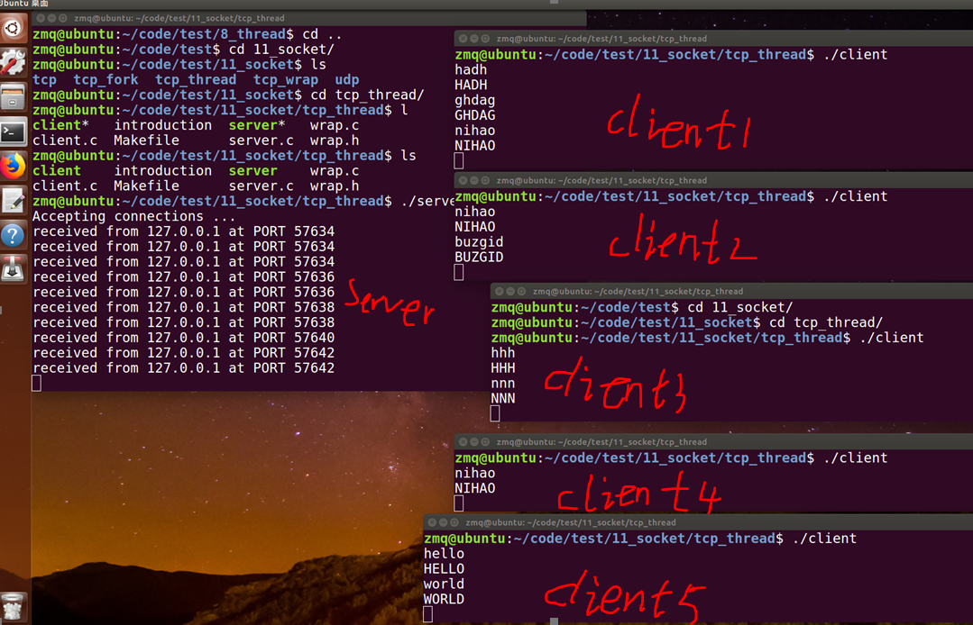 Linux下socket编程，使用多线程实现多客户端与服务器通信linux Socket实现多个客户端连接服务器端 Csdn博客
